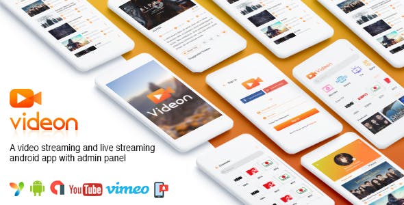 Videon – A video streaming android app with admin panel - Nulled