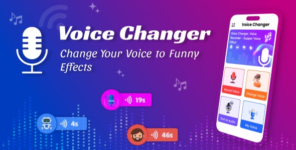 Voice Changer : Text to Speech | Voice and Audio Effect | Admob Ads - Nulled